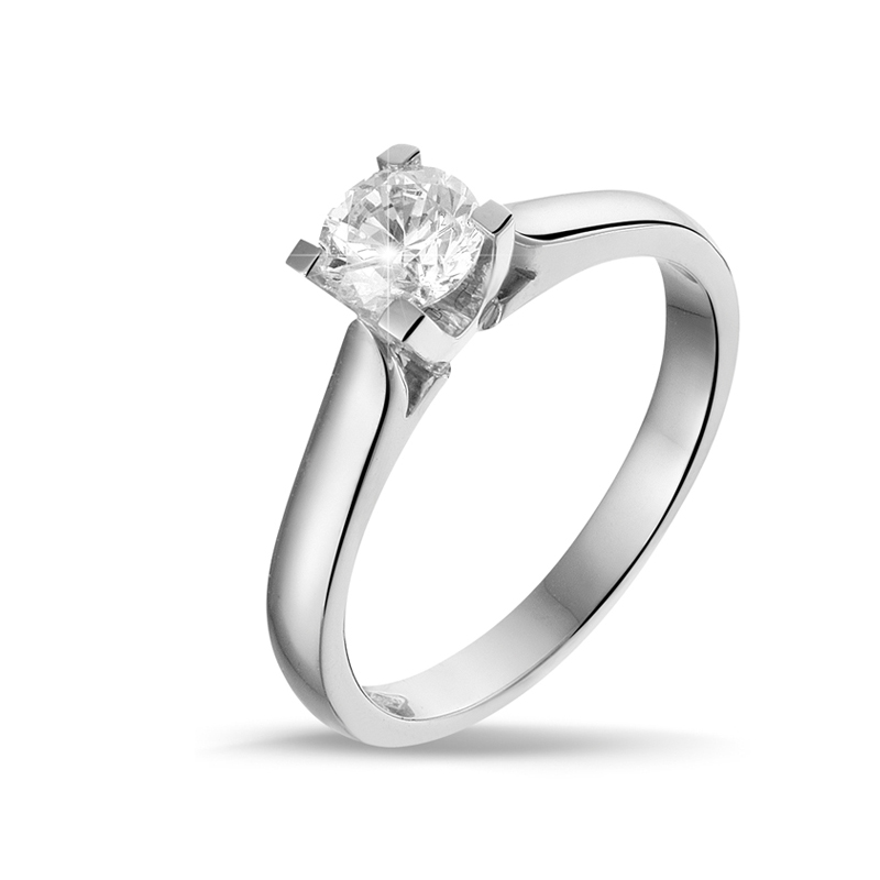 anillo de compromiso|solitario con diamante | El solitario (V2094 ...